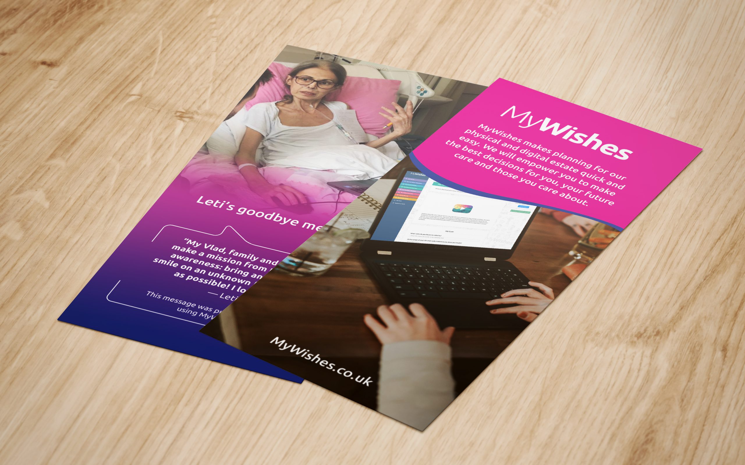 New Leaflets for the general public, hospices and hospitals - MyWishes News